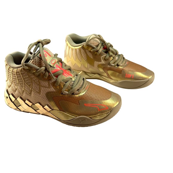 Puma | Shoes | Puma All Pro Nitro Scoot Henderson Of1 Gold Basketball ...